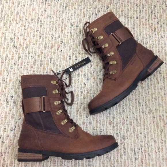Sorel | Shoes | Sorel X Anthropologie Brown Leather Combat Boot | Poshmark